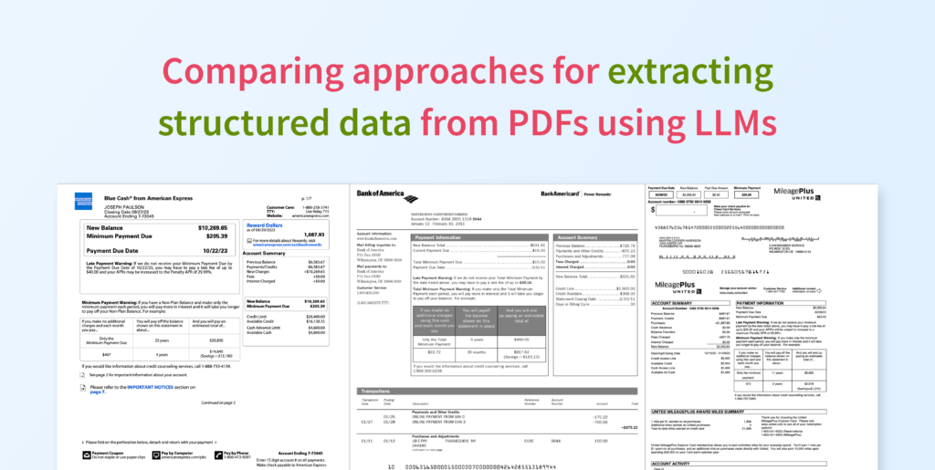Llms For Structured Data Extraction From Pdf Comparing Approaches 
